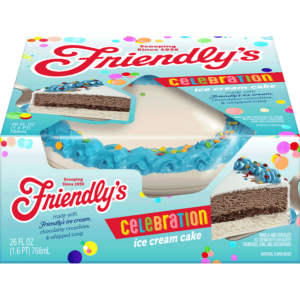 Celebration Ice Cream Cake 26 oz. - Friendly's®